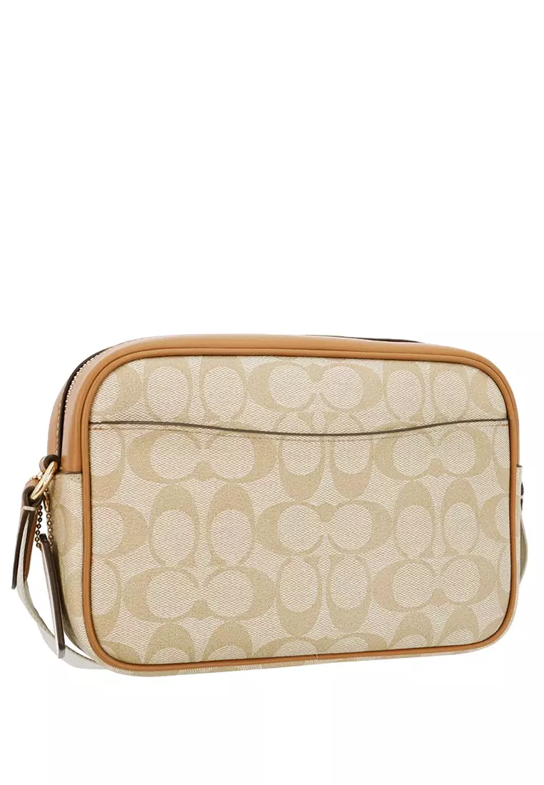 Buy Coach Jamie Camera Bag In Signature Canvas With Stripe - Light ...