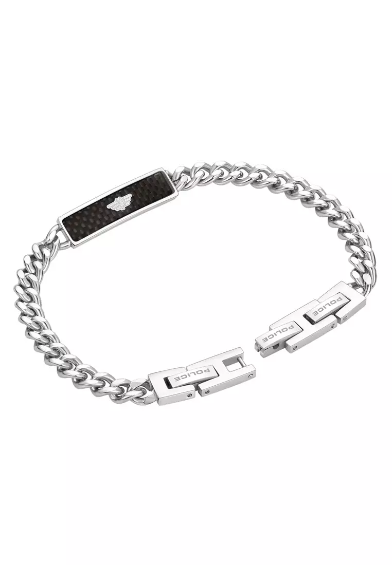 Buy Police Police Engage II Brushed Chain Silver Stainless Steel ...
