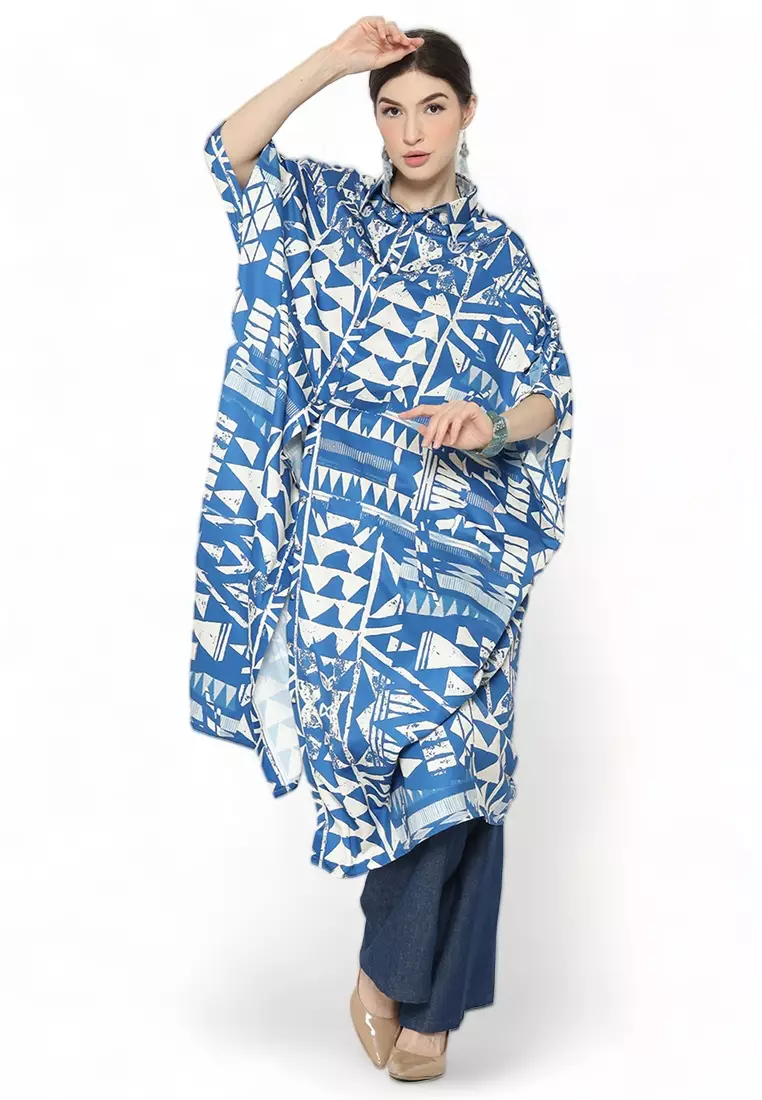 Buy Kanzi by liza yahya Kanzi Collared Kaftan 2026 Online | ZALORA