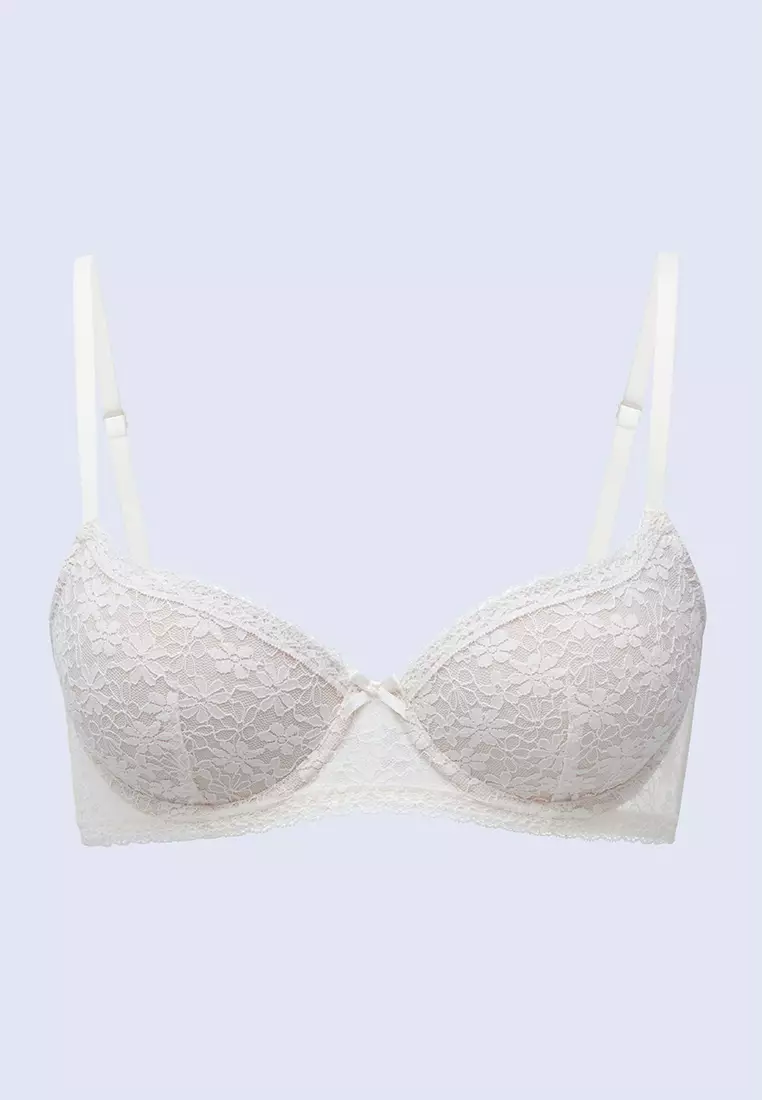 Buy 6IXTY8IGHT 6IXTY8IGHT ZADIE SOFT WIRED LACE LIGHT PAD BRA BR13748 ...