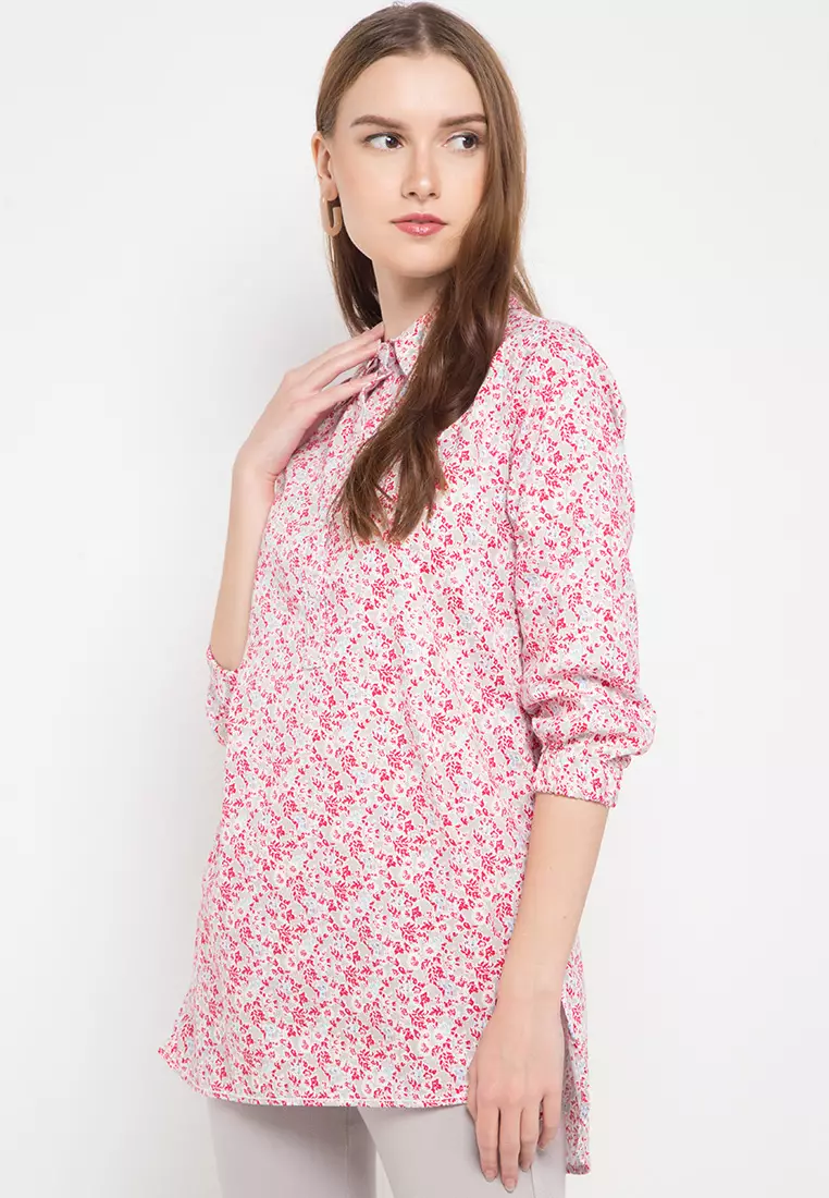 Jual Point One MOLLY Floral Blouse Original 2025 | ZALORA Indonesia