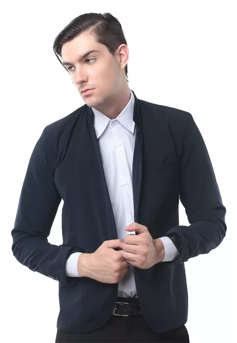 Jual Crows Denim Crows Denim - Jas Pria Exclusive Blue Suit Original ...