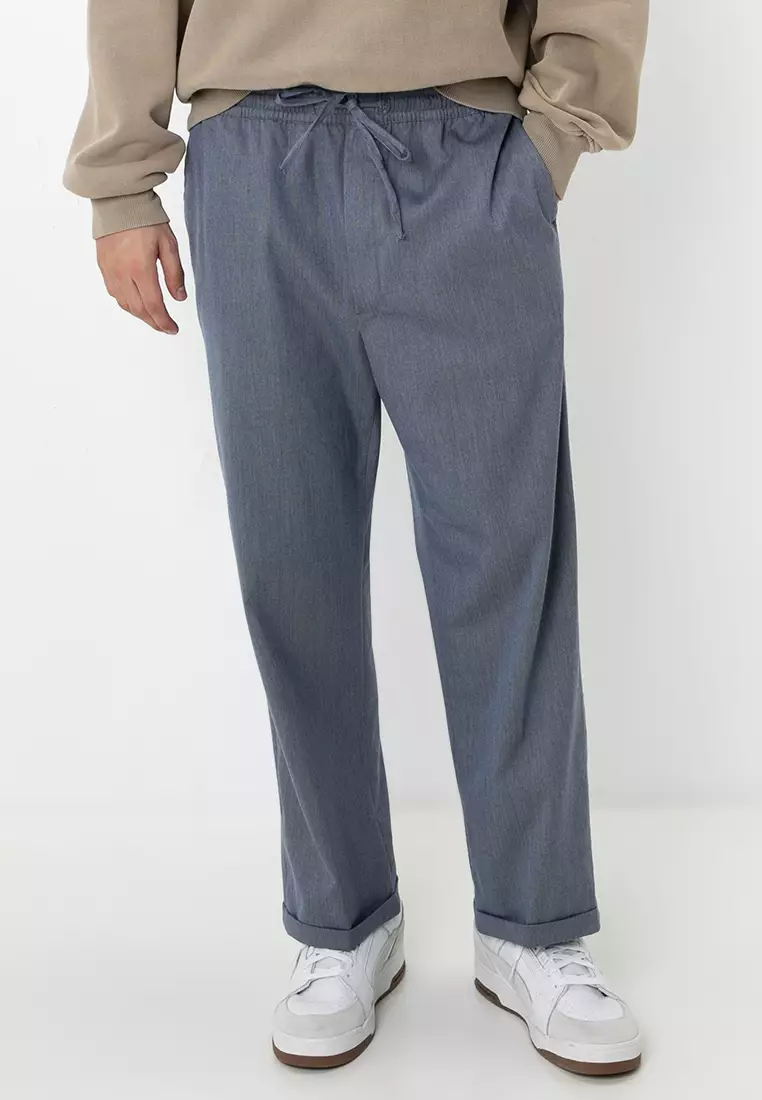 Buy Electro Denim Lab Formal Loose Drawstring Pants 2025 Online | ZALORA Philippines