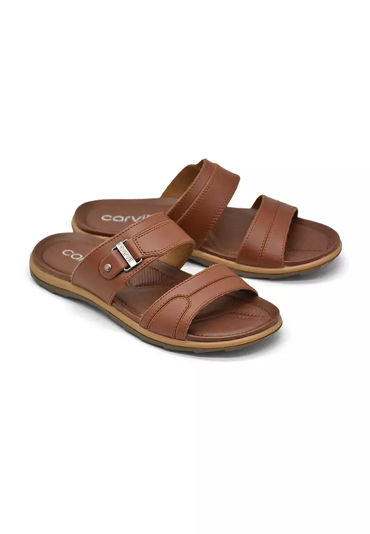 Jual CARVIL Carvil Sandal Pria Envio-02 M Stone Original 2024 | ZALORA ...