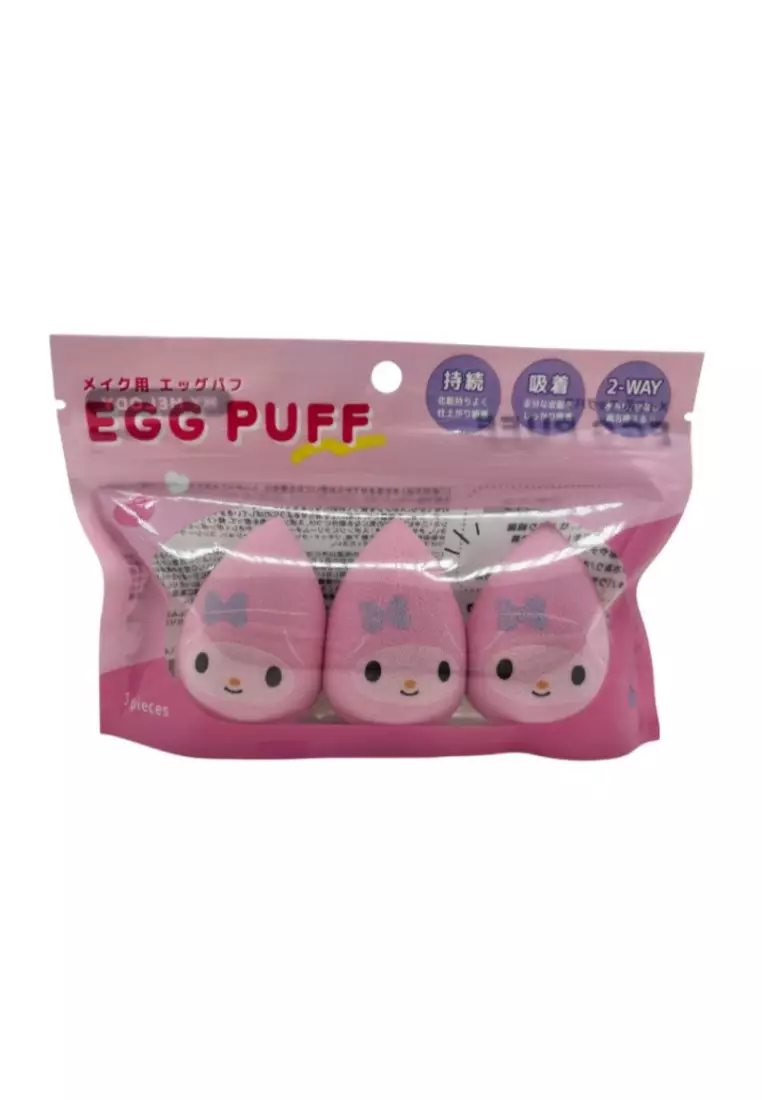 Buy Sanrio SANRIO Melody Beauty Egg Sponge Puff (3pcs) 3Piece 2026 ...