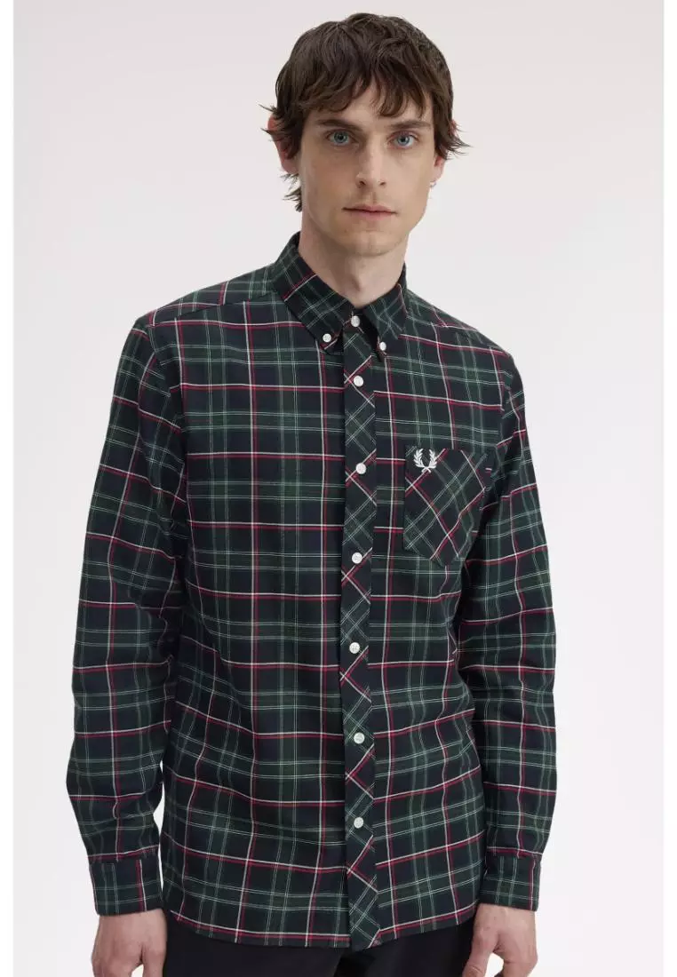 Buy Fred Perry Fred Perry M1740 Fred Perry Tartan Shirt (Fred Perry ...
