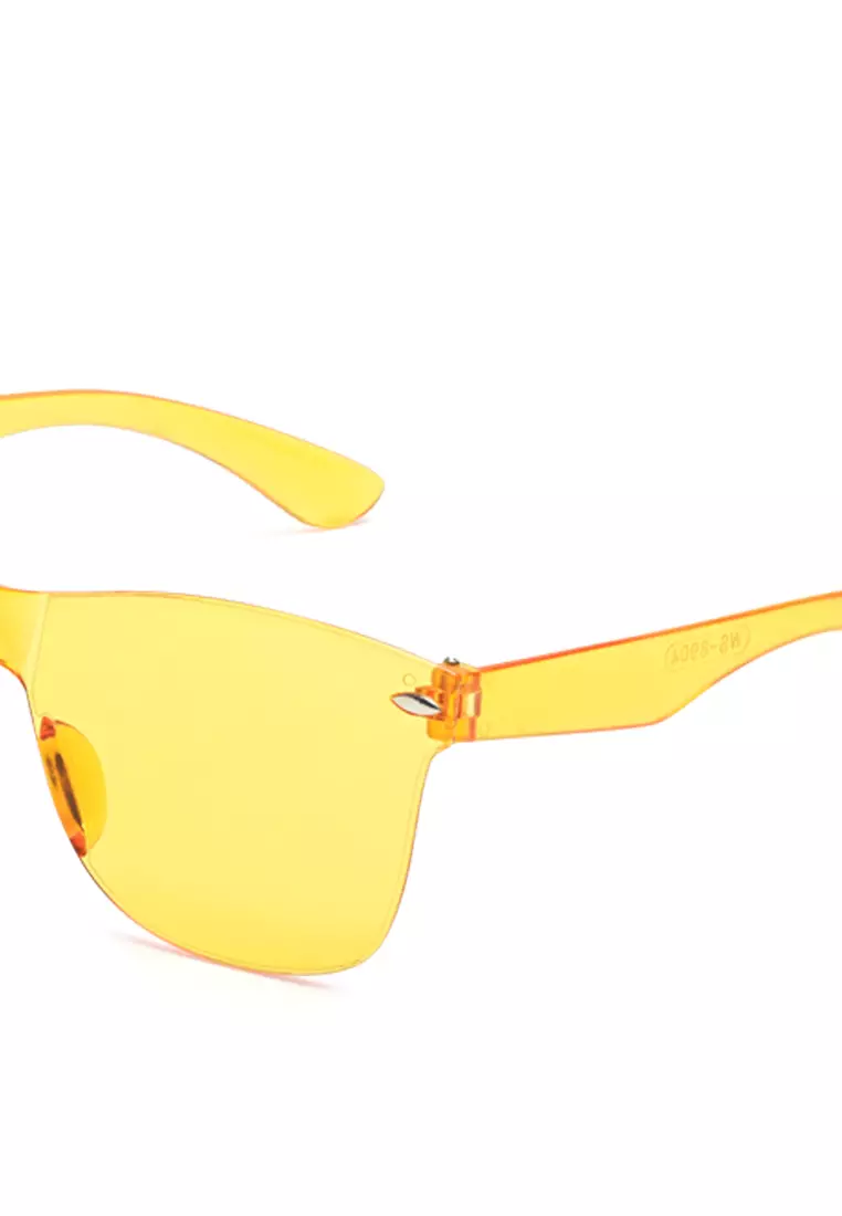 Jual London Rag Kacamata Bingkai Pop Binge Square dengan Warna Kuning ...