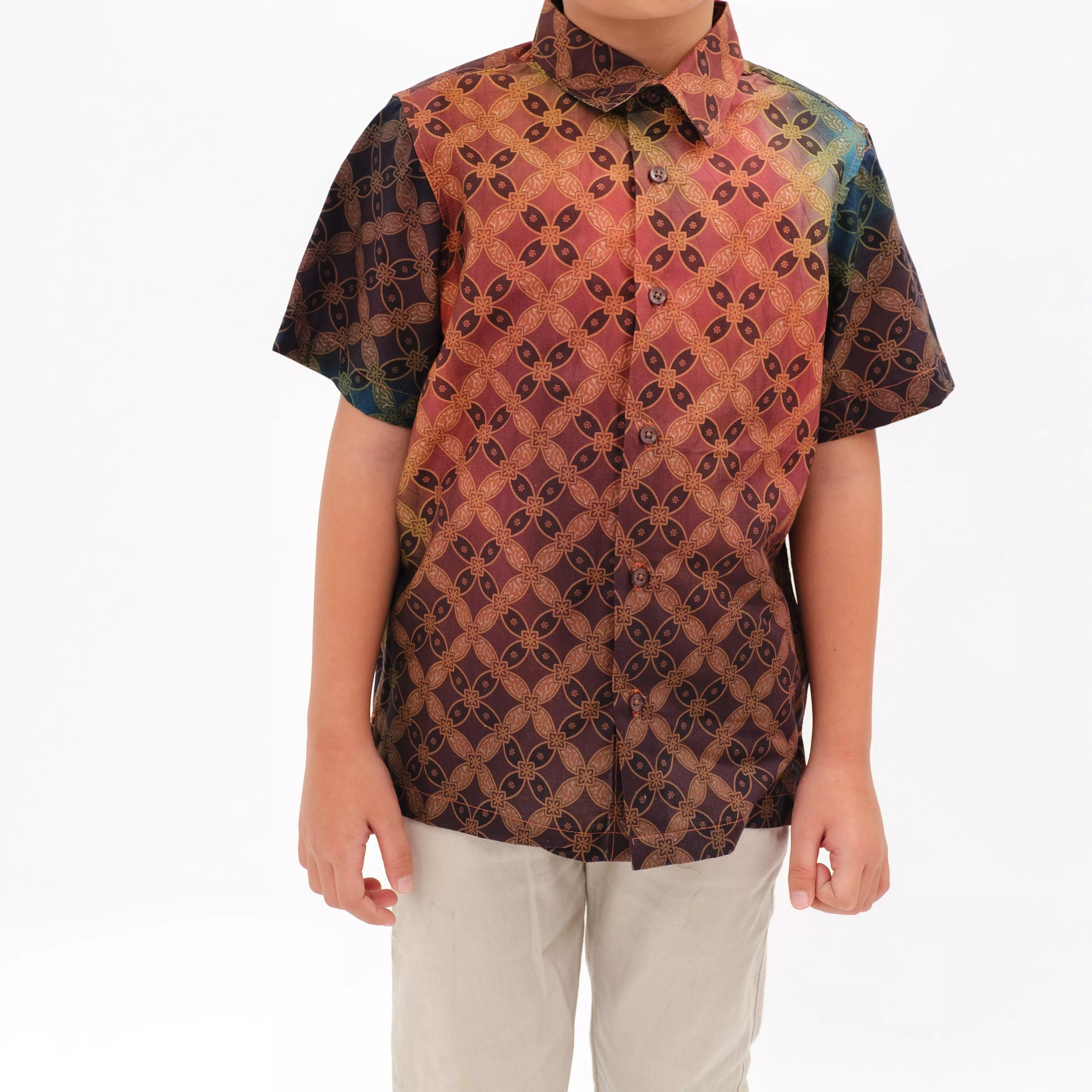 Jual Jayashree Batik Batik Kids Kistna Olive Kemeja Batik Anak Lengan ...