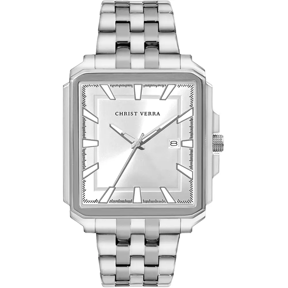 Jual Christ Verra Christ Verra Casual Men's Watches CV 12083G-11 SLV ...