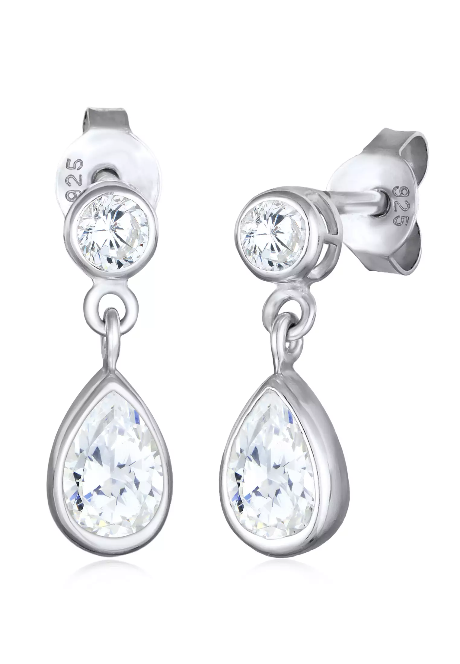 Buy ELLI GERMANY Pear Zirconia Drop Earrings – 925 Silver 2026 Online ...
