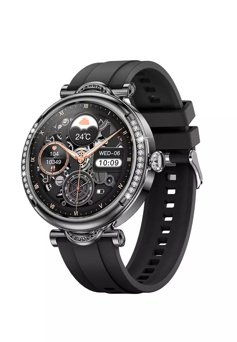 Jual Simbojoy SmartWatch Wanita CF32 Luxury Berlian Layar Terang 1.27 ...