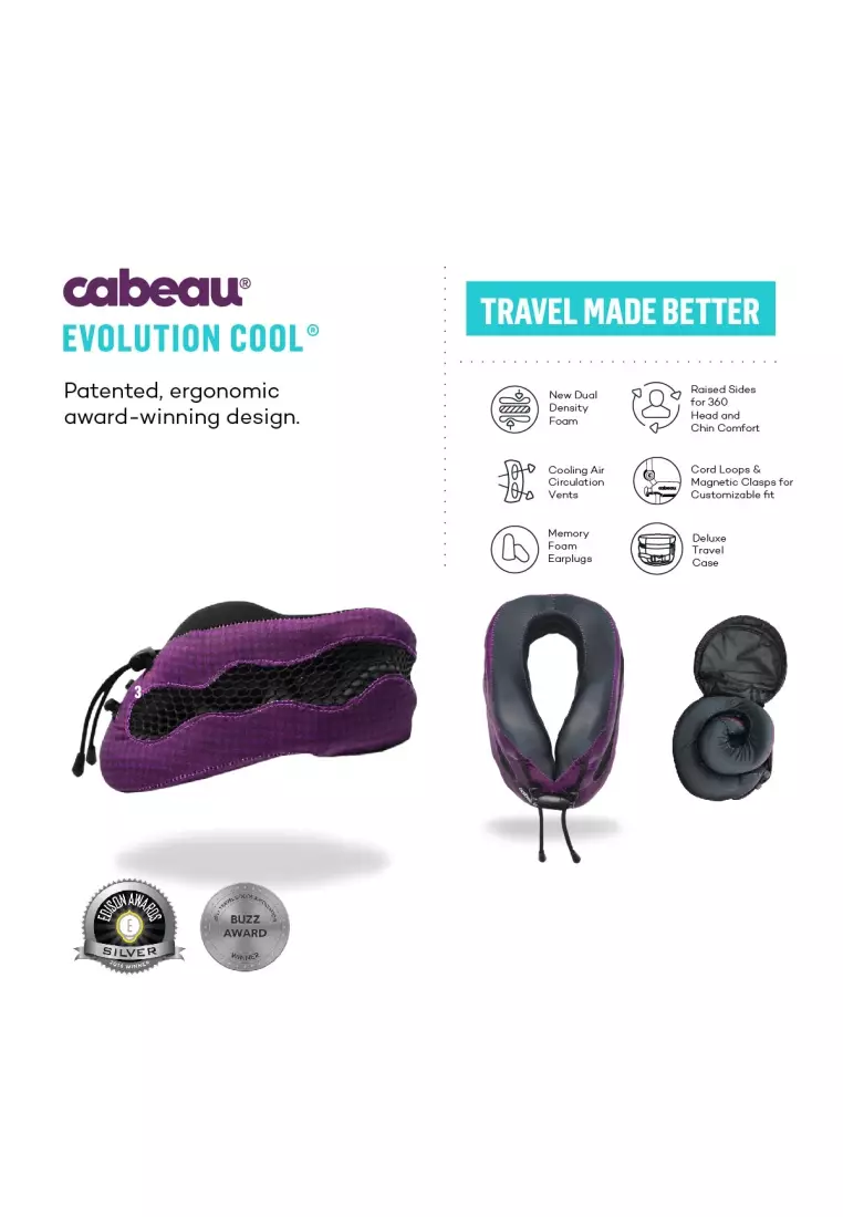 Buy Cabeau Cabeau Evolution Cool Travel Pillow - Blue 2025 Online | ZALORA
