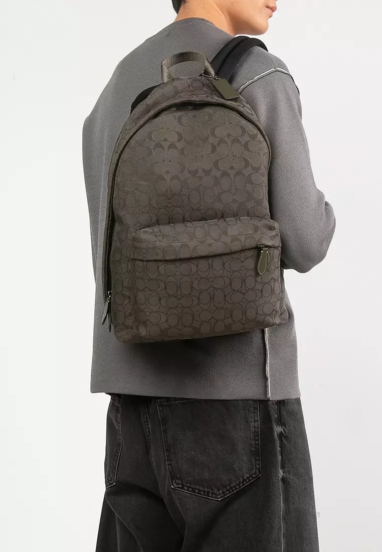 Coach Hall Backpack In Signature Jacquard 2025 | Buy Coach Online ...