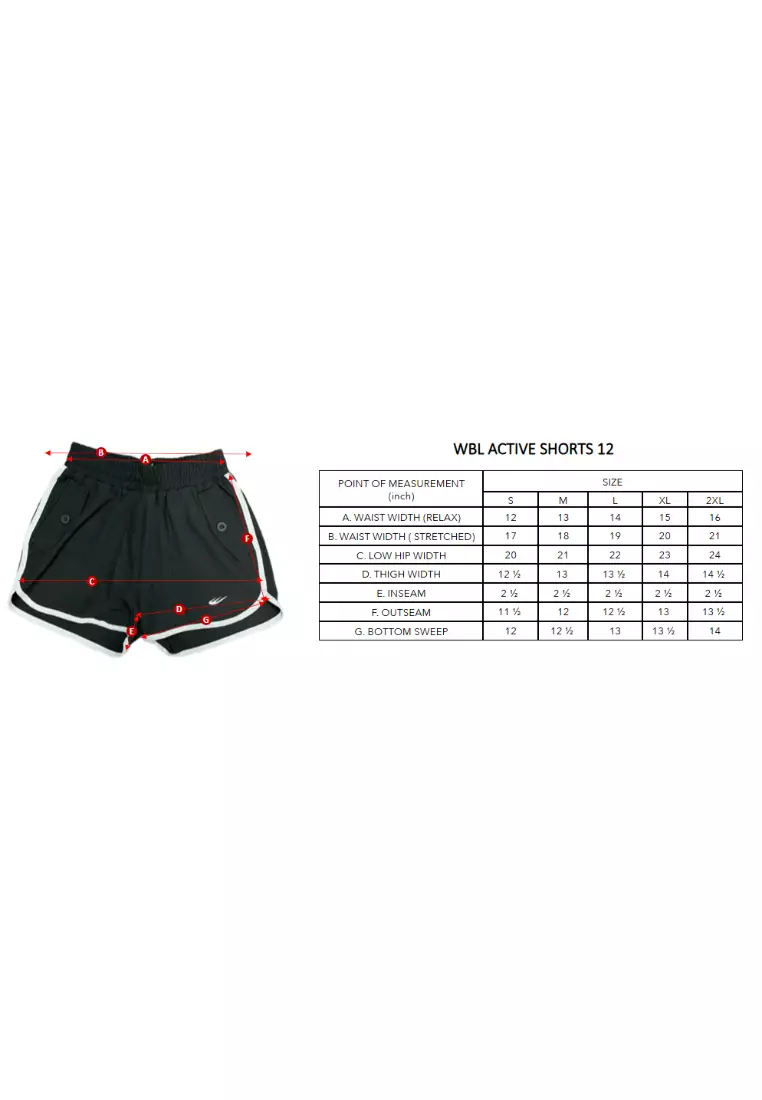 Buy World Balance WBL Women's Active Shorts 12 2026 Online | ZALORA ...
