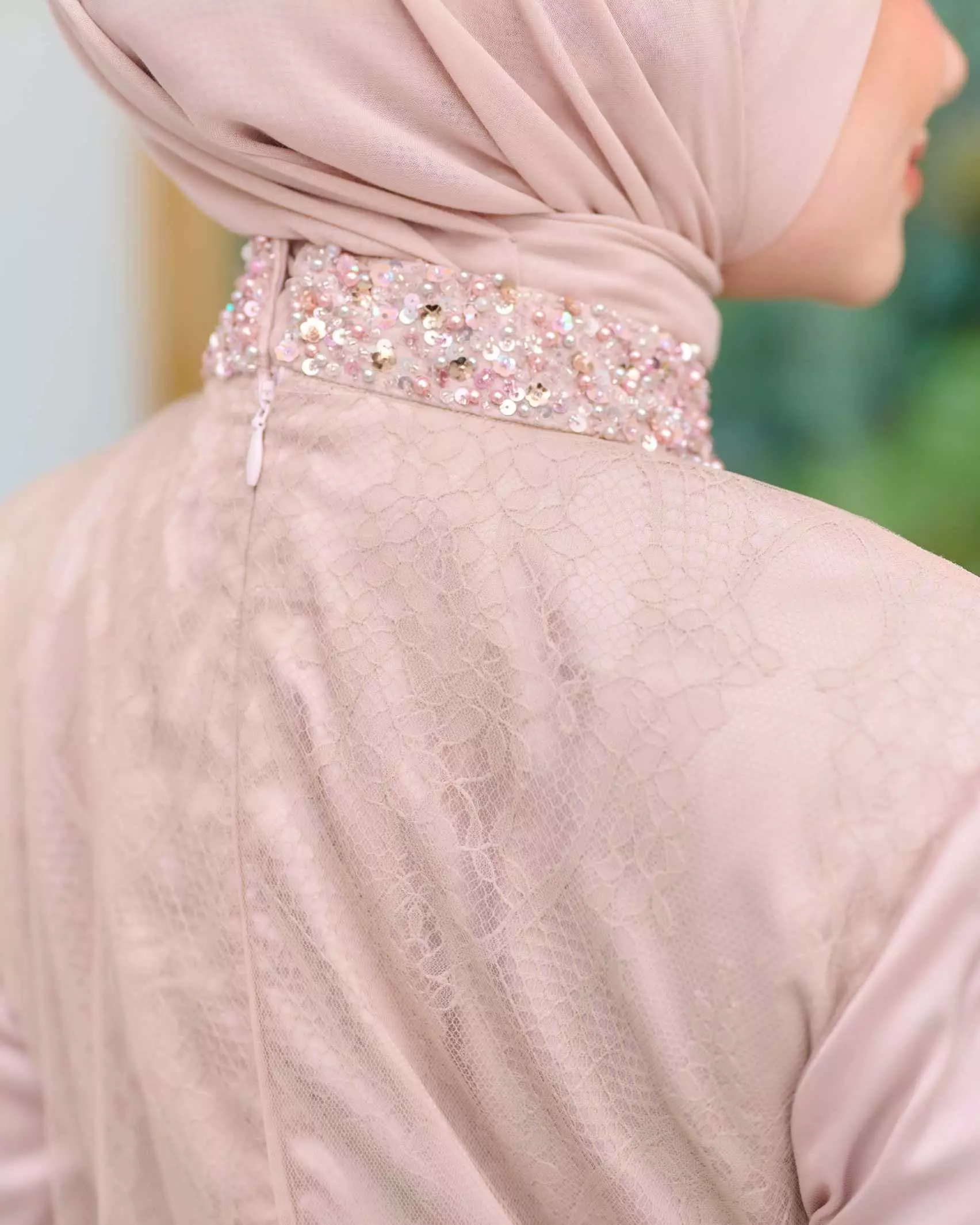 Jual TESTIMO By Sari Batubara Lyraa Gamis Pink Chantily TESTIMO bysb ...