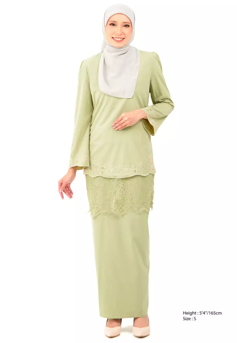 Buy Gene Martino GM - De'Bunga Raya Series Bidasari Kurung Modern 8185 ...