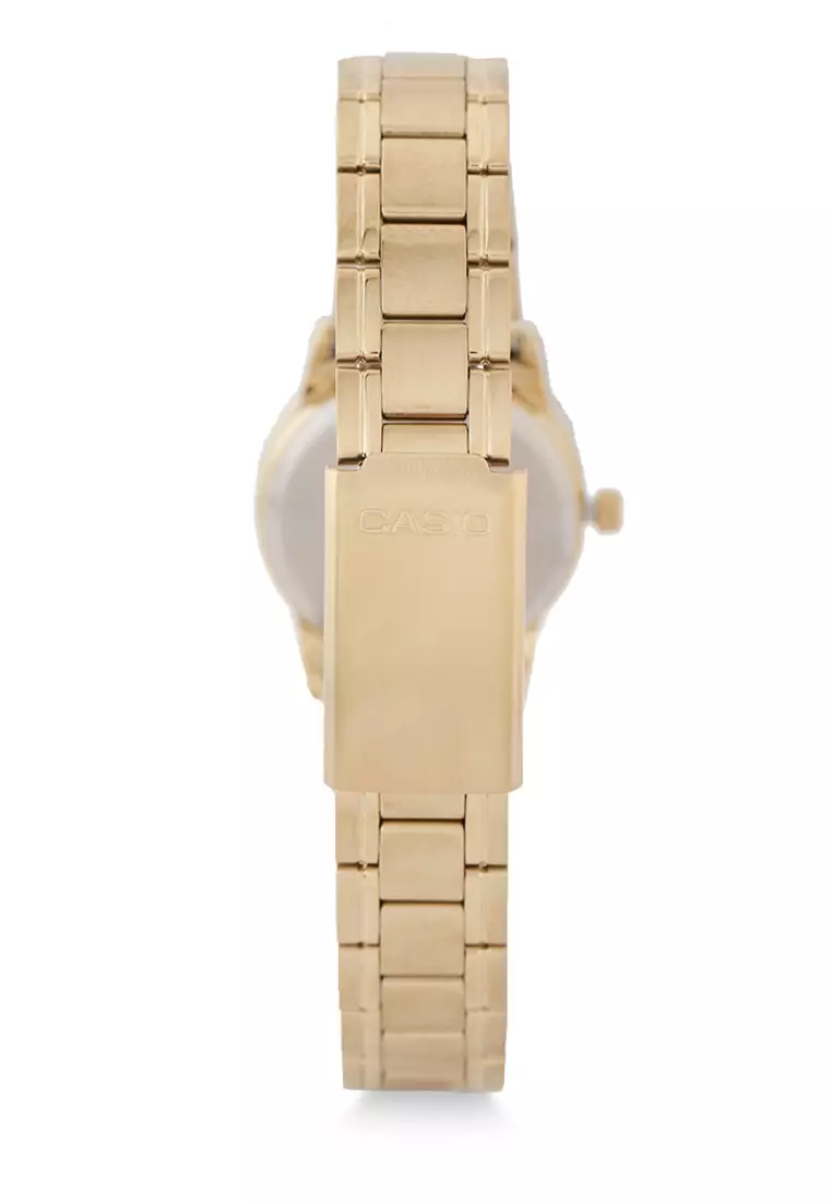 Jual CASIO Casio Jam Tangan Wanita - Gold - Stainless Steel - LTP-V002G-9A Original 2024 ...