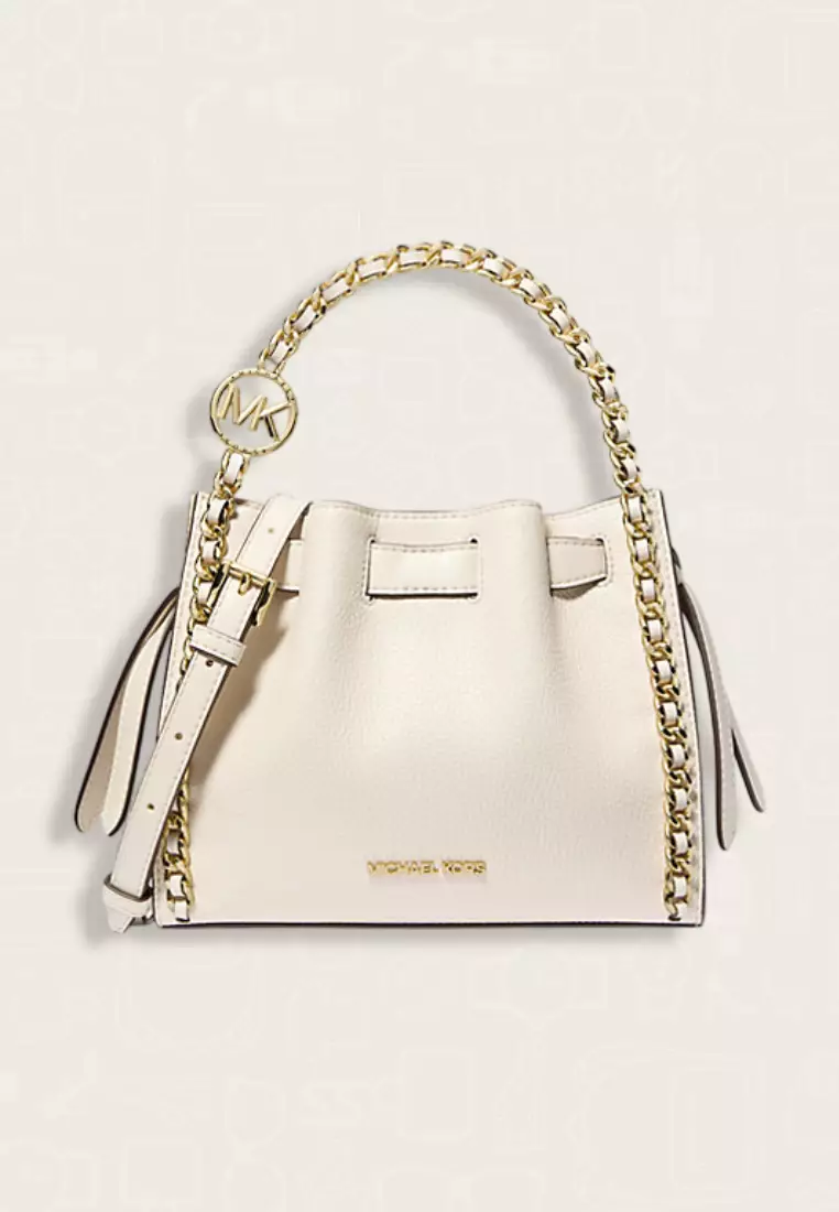 Jual Michael Kors Michael Kors Mina Small Chain Crossbody Bag Light Cream Original 2025 | ZALORA ...