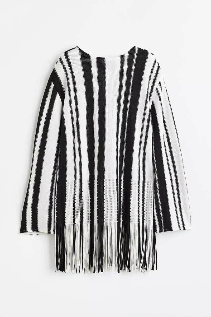 Buy H&M Oversized fringe-hem top Online | ZALORA Malaysia