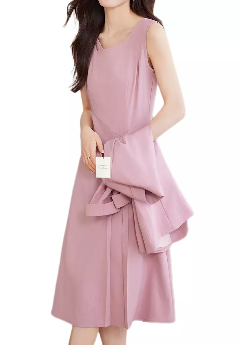 Buy HAPPY FRIDAYS Slim Fit Sleeveless Suit Dress YGH-EQ8909-1 2025 ...