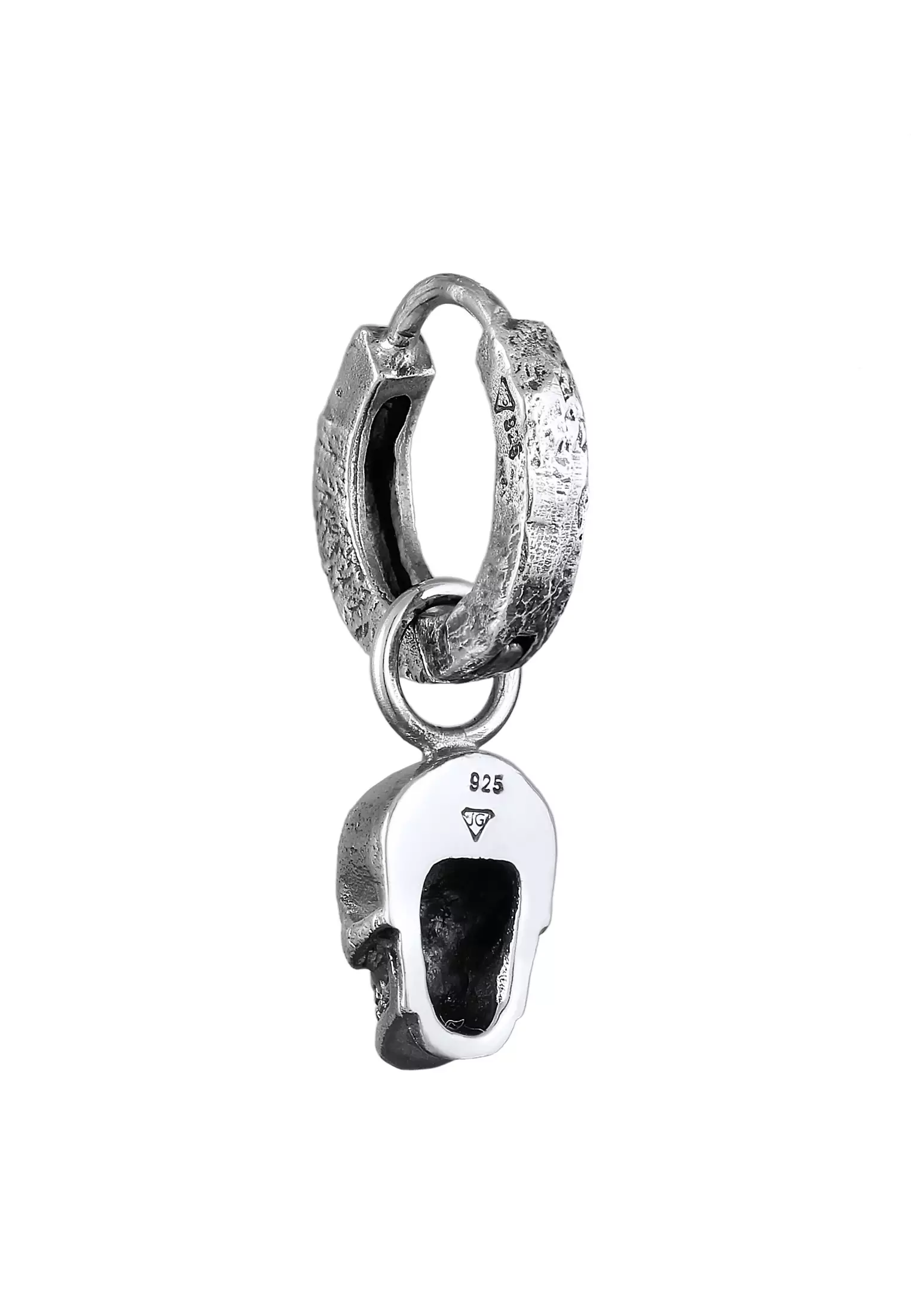 Buy Kuzzoi Men's Silver Skull Hoop Earring 2026 Online | ZALORA
