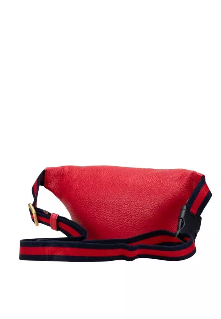 Buy Gucci Pre-Loved Gucci Red Leather Belt Bag 2025 Online | ZALORA ...