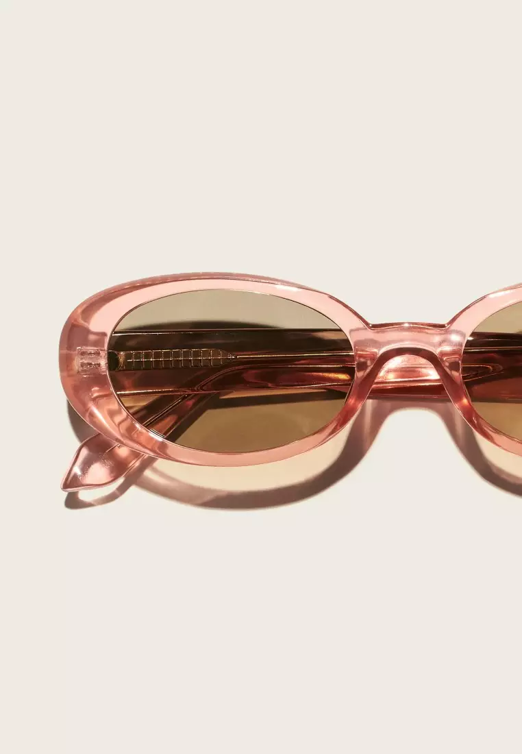 Buy QUAY Felt Cute Sunglasses - Primrose/Sepia 2025 Online | ZALORA ...