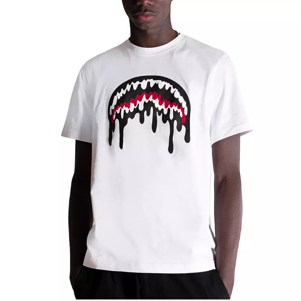 Jual Sprayground Sprayground Loose Smooth T-Shirt White Original 2024 ...