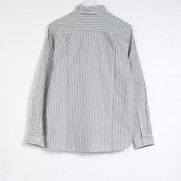 Jual Fred Perry Kemeja FRED PERRY STRIPE WHITE NAVY BLUE LONG SHIRT 100 ...