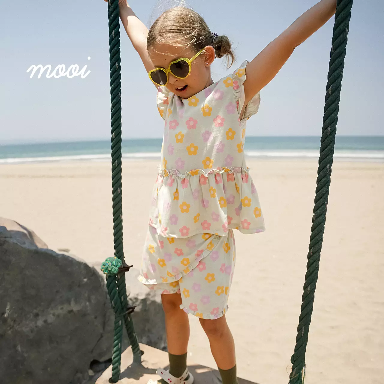 Jual Mooi Heartmade Mooi Rok Anak Perempuan Ruka Skort - Sage Green ...