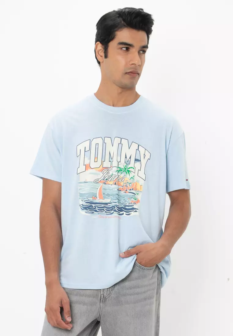 Buy Tommy Hilfiger Relaxed Arch Sailing Tee - Tommy Jeans 2025 Online | ZALORA