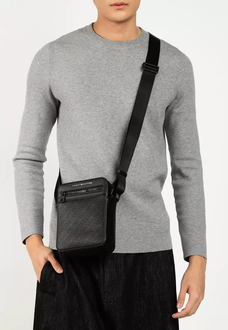 Buy Tommy Hilfiger Monogram Mini Reporter Bag - Tommy Mainline 2026 Online | ZALORA Philippines