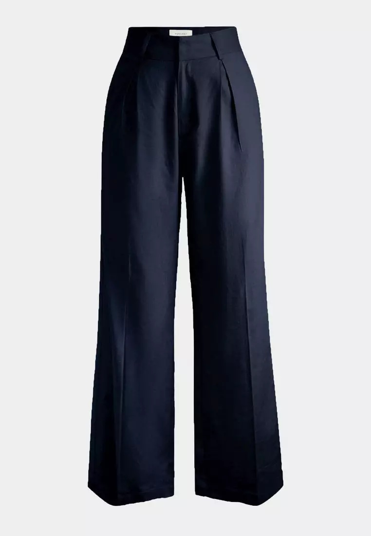 Buy FORCAST Perry Linen Tailored Pants 2026 Online | ZALORA