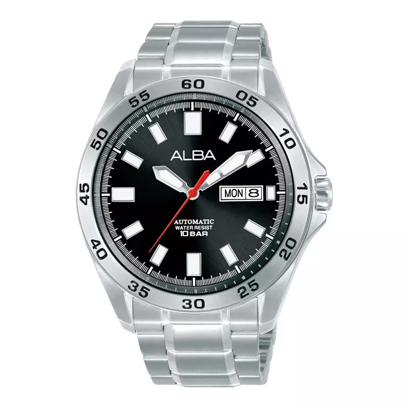 Jual Alba Jam Tangan Pria Alba Mechanical AL4751X1 Automatic Men Black ...