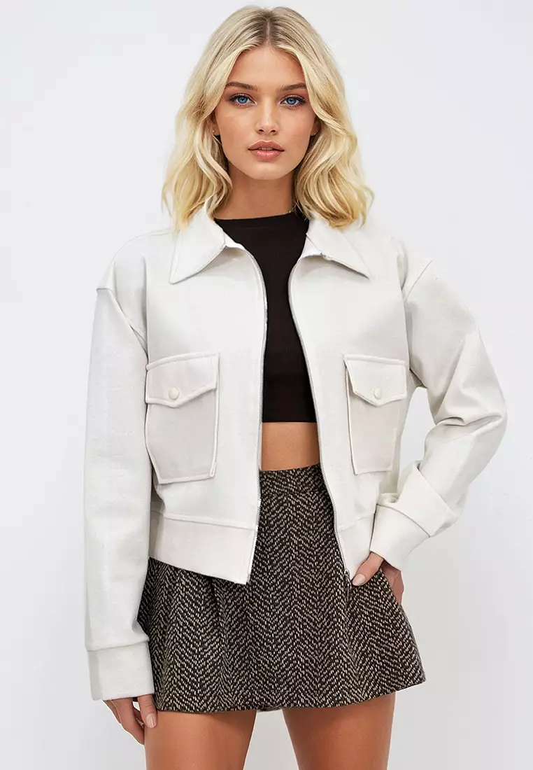 Buy Alacati Collared Zip Jacket 2025 Online | ZALORA