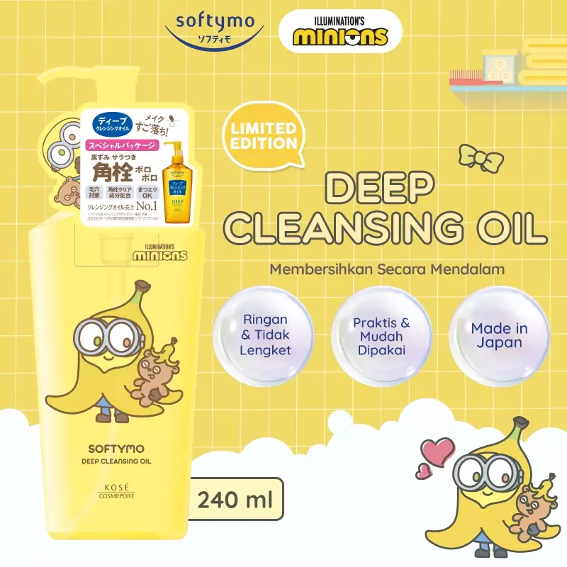 Jual Softymo KOSE SOFTYMO Deep Cleansing Oil 240ml (Makeup Remover ...