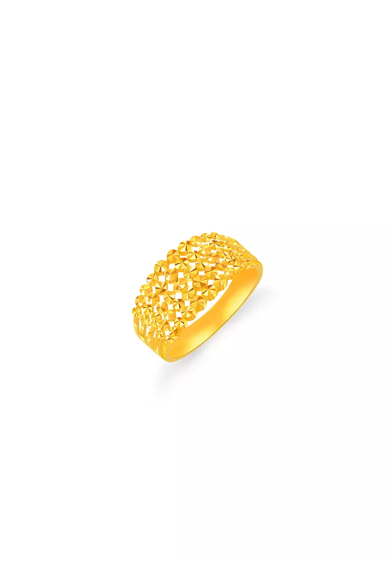 Buy MJ Jewellery MJ Jewellery 375/9K Gold Ring C28 Online | ZALORA Malaysia