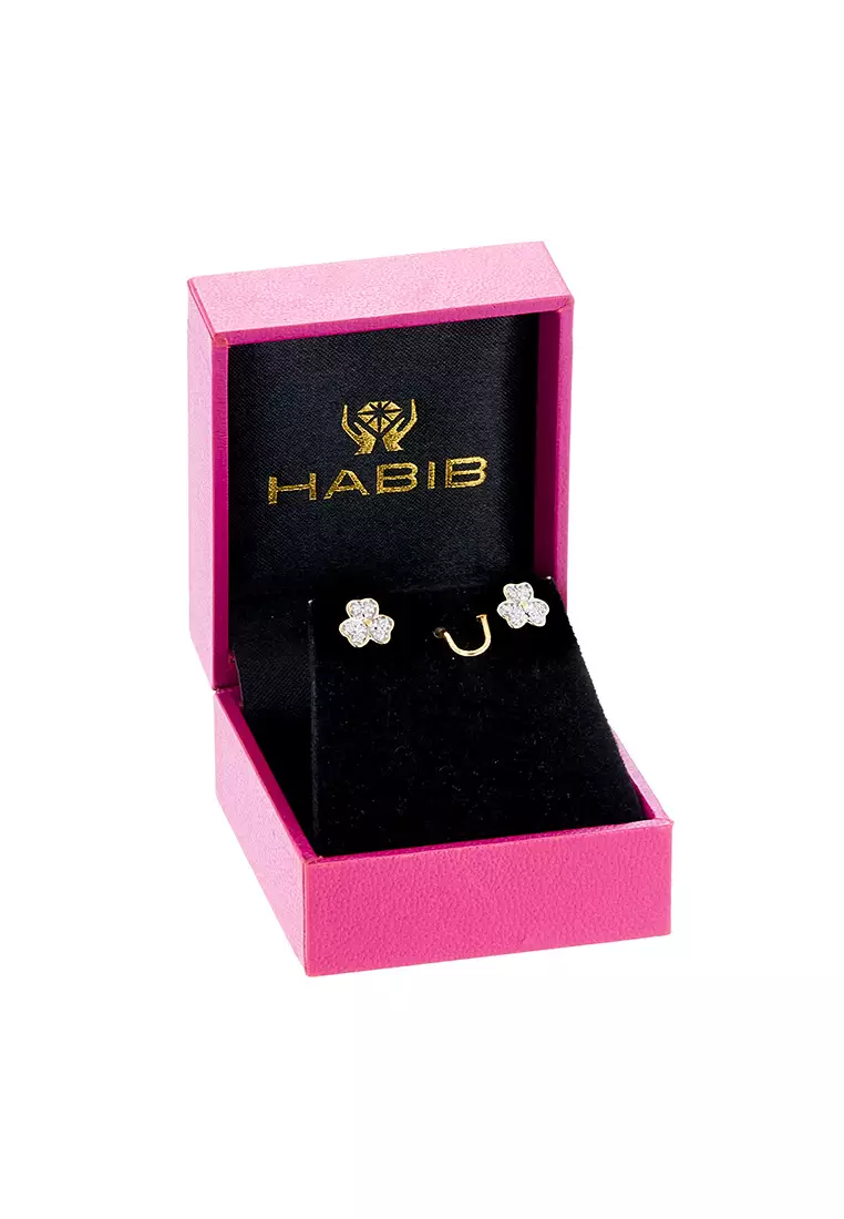 Buy HABIB HABIB Diamond Earrings in 375/9K Yellow Gold 457530224 Online ...