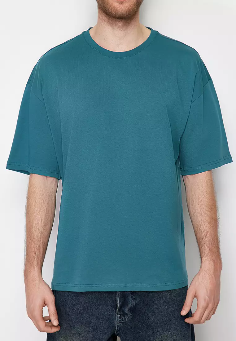 Buy Trendyol Basic Tee Online | ZALORA Malaysia