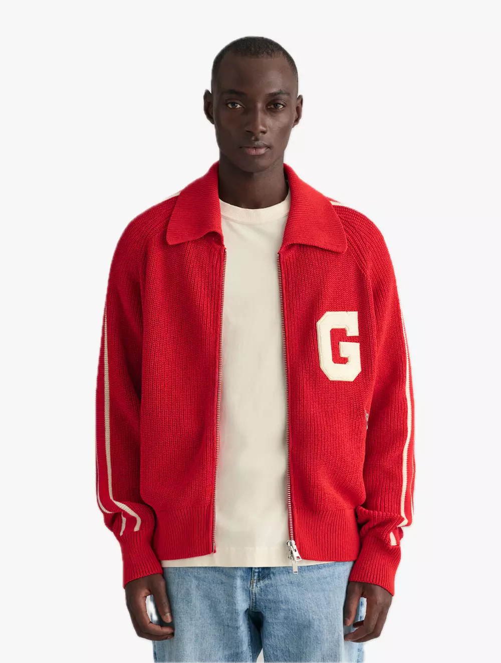 Jual Gant GANT - Pakaian Pria - Cropped Shiny Cotton Track Jacket ...