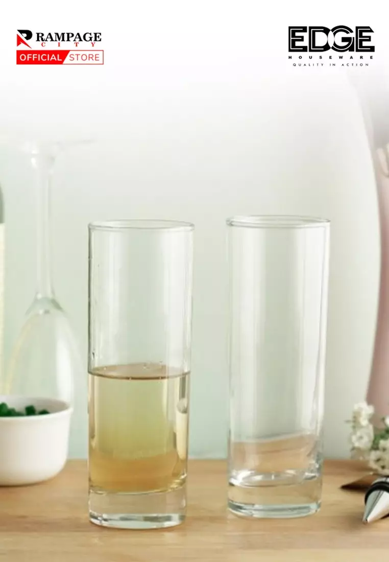 Buy Edge Houseware Set of 6 Borosil Classic Champagne Flutes for ...