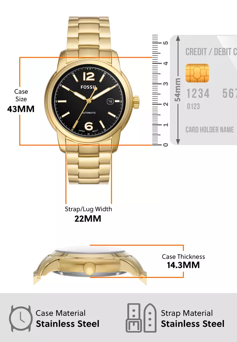 Buy Fossil Heritage Watch ME3232 2025 Online | ZALORA
