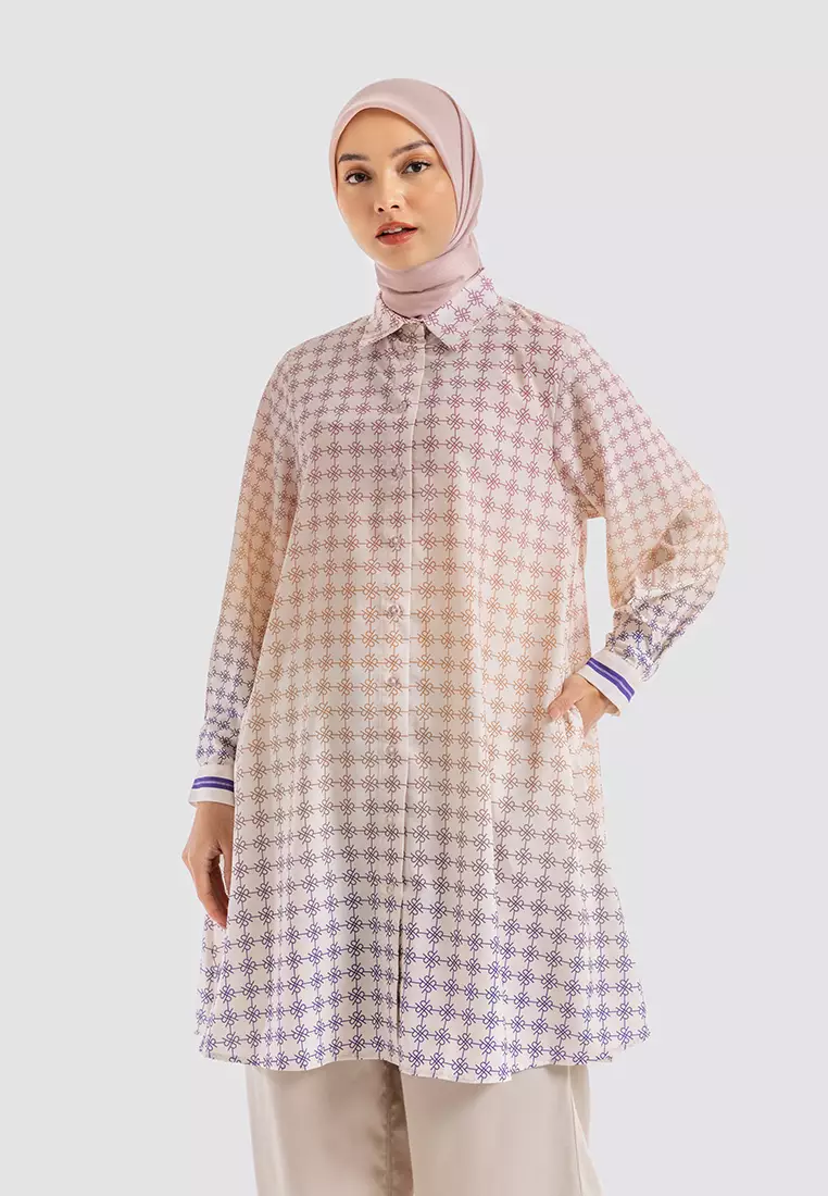 Jual Riamiranda Ria Miranda Broken White Liara Tunic Original 2024 ...