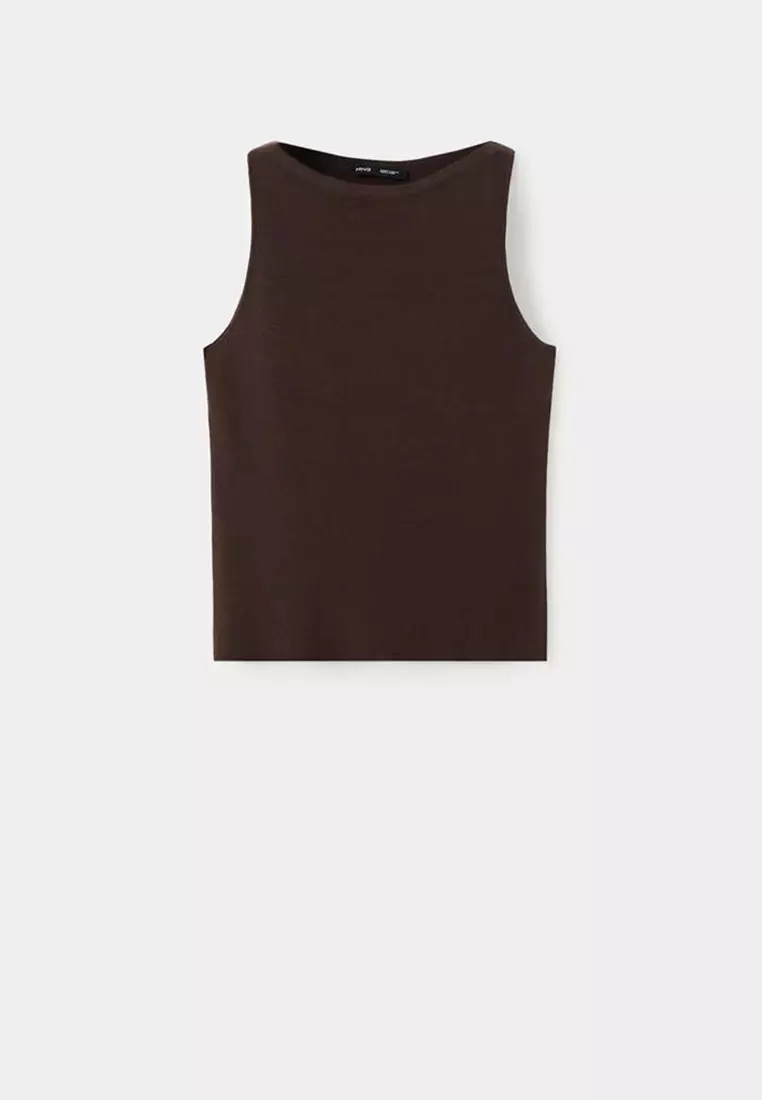 Buy Mango Fine Knit Top 2026 Online | ZALORA