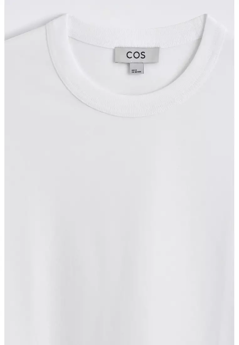 Buy COS INTERLOCK COTTON CREW-NECK T-SHIRT 2026 Online | ZALORA Philippines