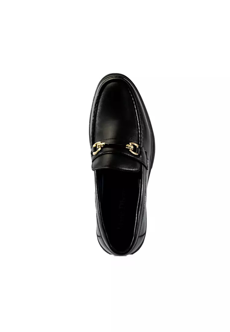 Buy Mario D' boro Runway Men's Formal Slip On Shoes MX 24838 Black C53 ...