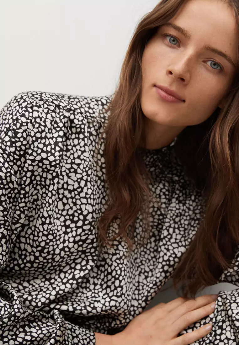 Buy Mango Ruffle Printed Dress 2025 Online | ZALORA Philippines