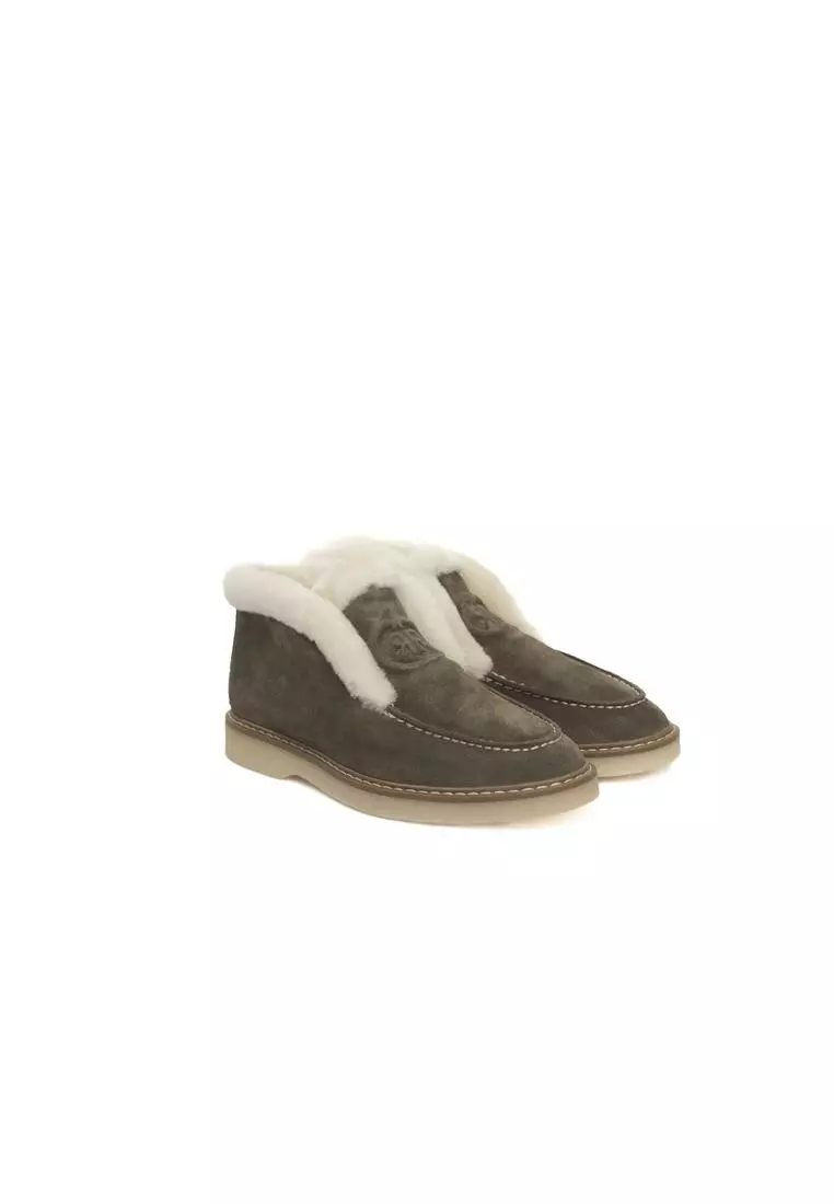 Buy Cerruti 1881 Cerruti 1881 Leather Winter Boot with Rubber Sole and ...