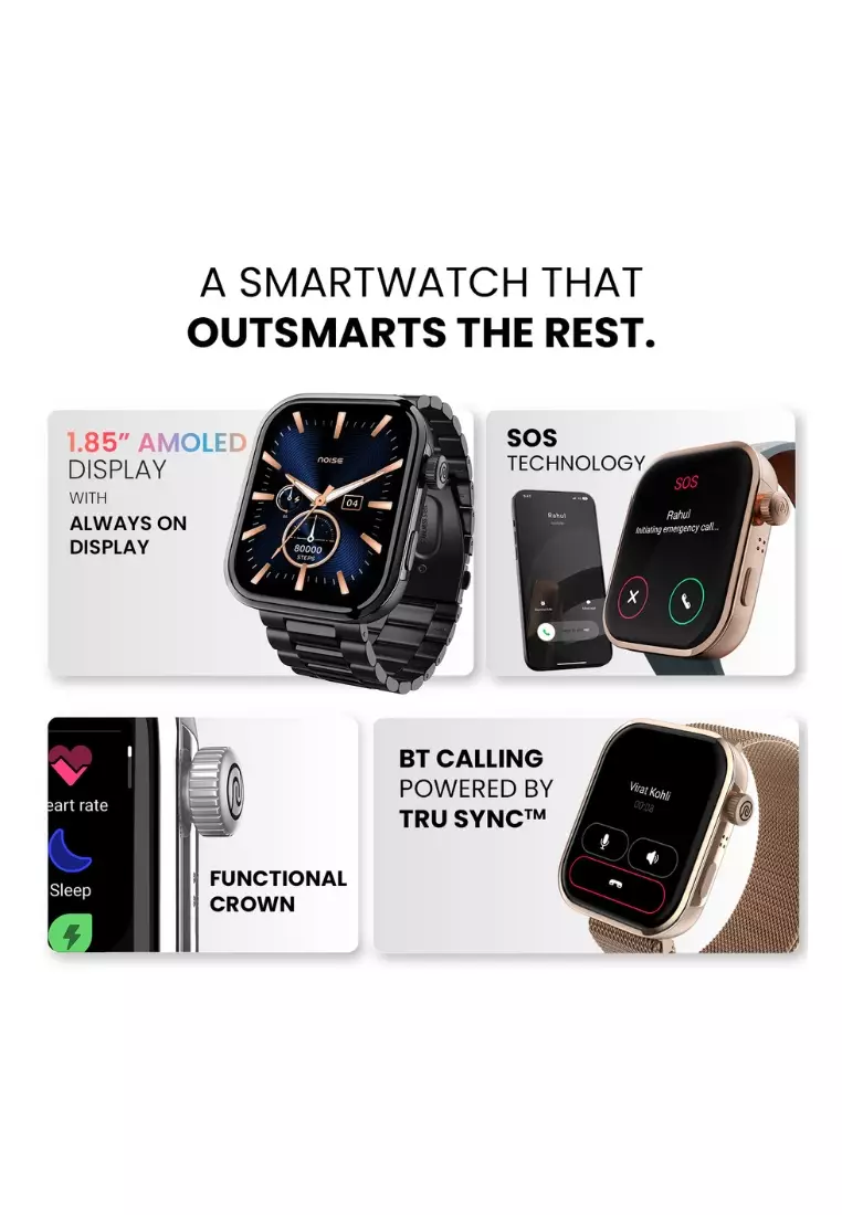 Buy Noise ColorFit Pro 5 Smartwatch: 1.85'' AMOLED Display, IP68 Water ...