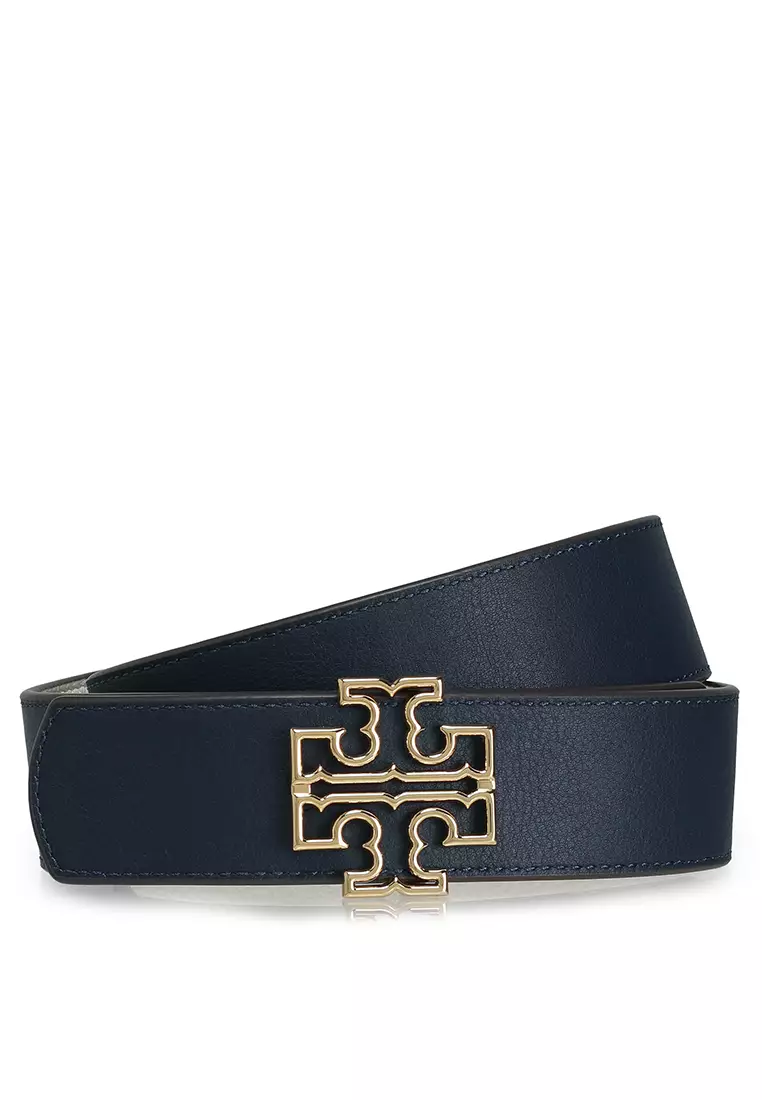 Jual Tory Burch Britten Logo Reversible 1.5" Belt (bb) Original 2025 ...